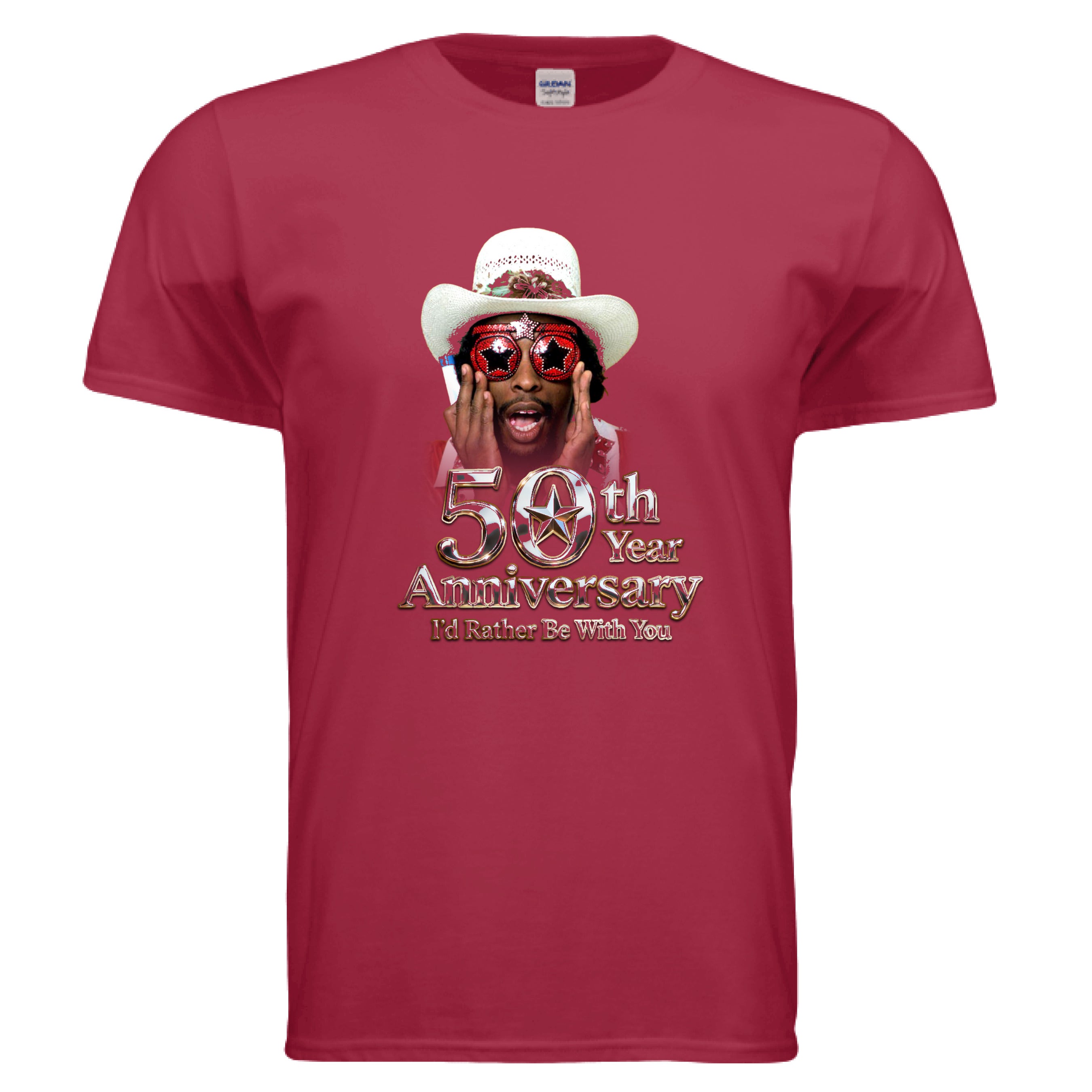 I'd Rather Be With You 50th Year Anniversary T-Shirt – Bootsy Collins